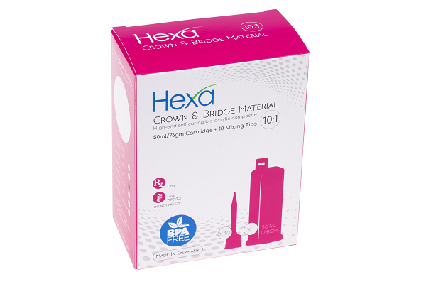 Hexa Temp Crown & Bridge Material 10:1 | First Choice Dental Supplies